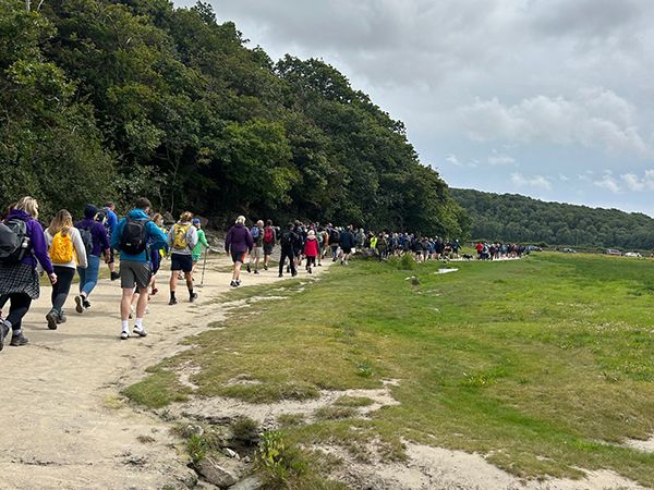 Cross Bay Walkers raise over £6,800 for Lancashire Mind - Lancashire Mind